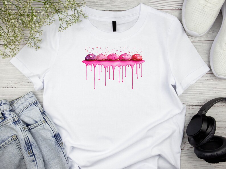 Pink Watercolor Drip Clipart Printable Paint Splash Png - Etsy