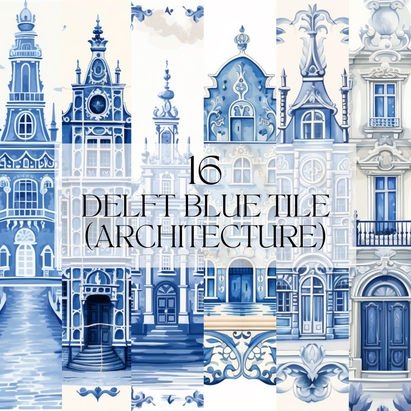 Delft Blue Png - Etsy