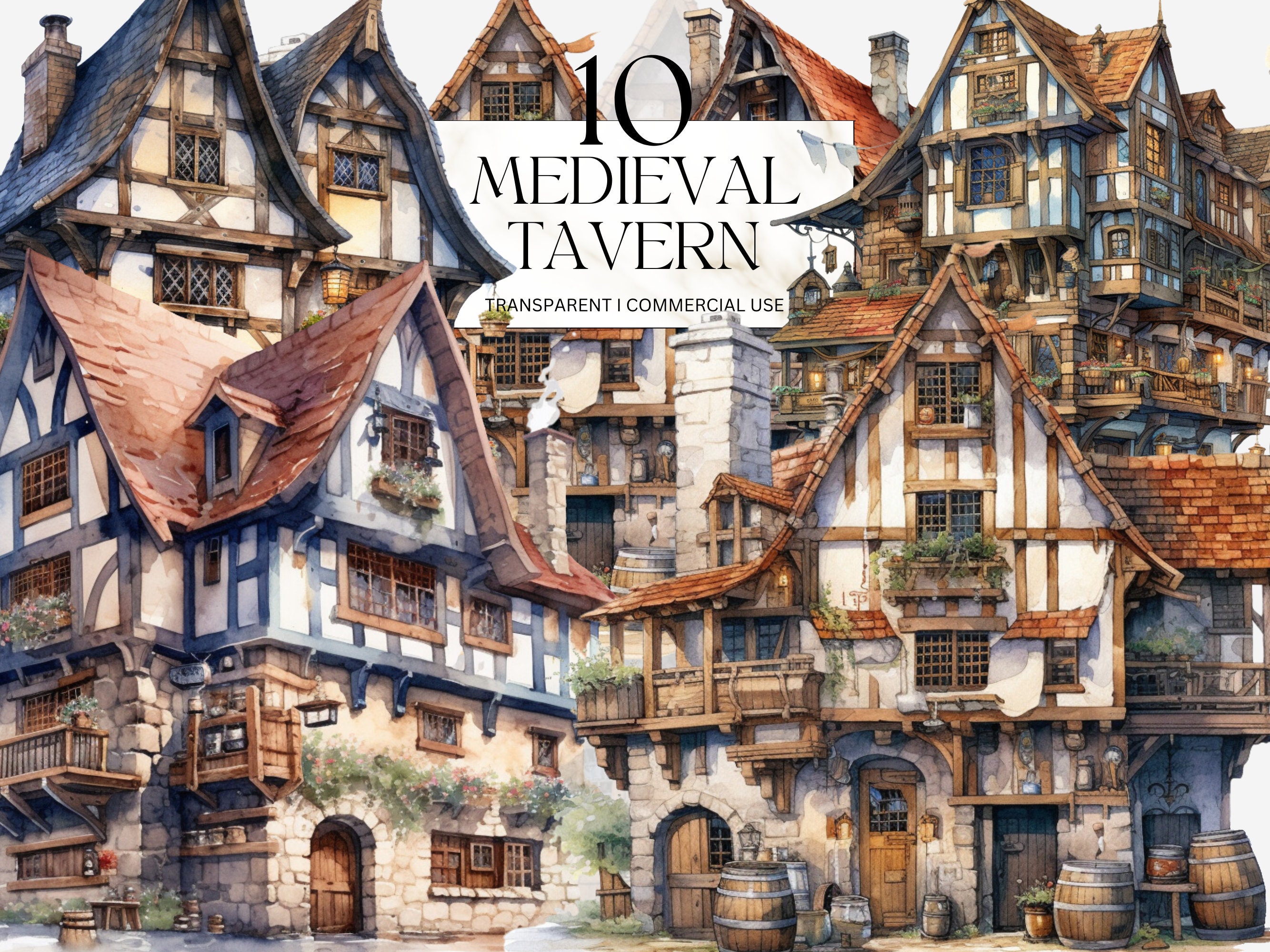 Medieval Inn Painting