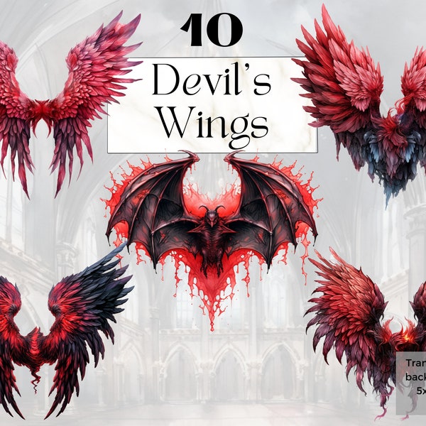 Devil Wings - Etsy