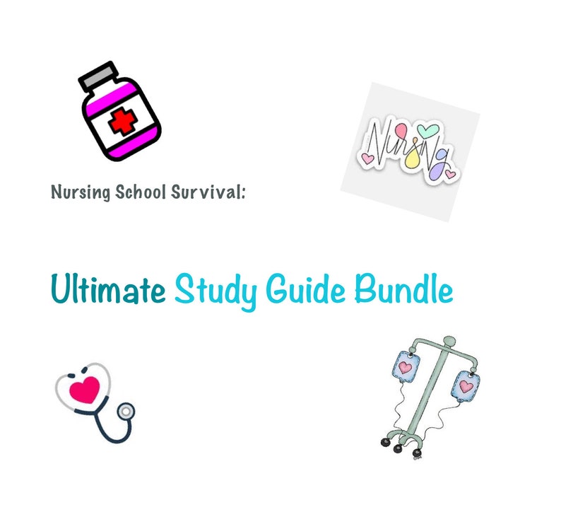 Nursing School Survival: Ultimate Nursing School Study Guides - Etsy