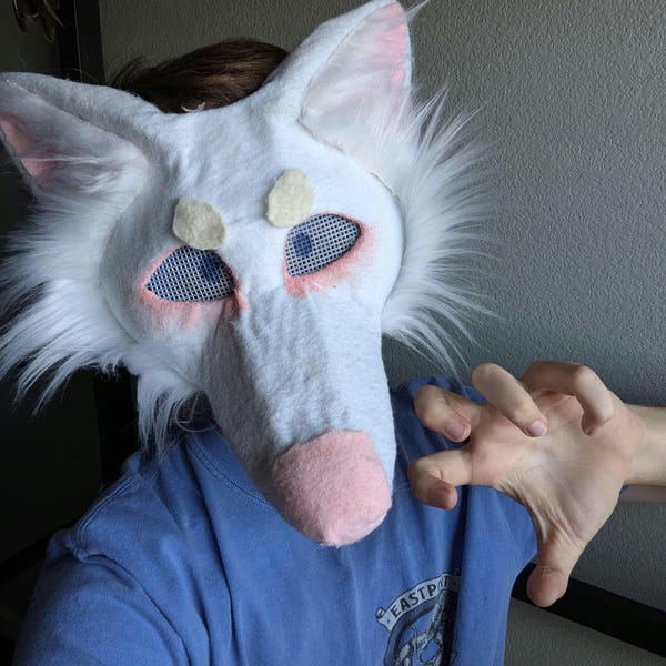 Red Fox Therian Mask - Etsy