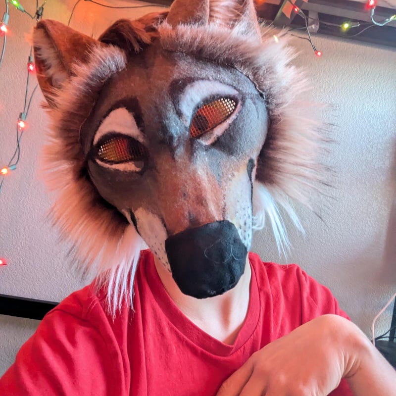 Therian Masks Wolf - Etsy