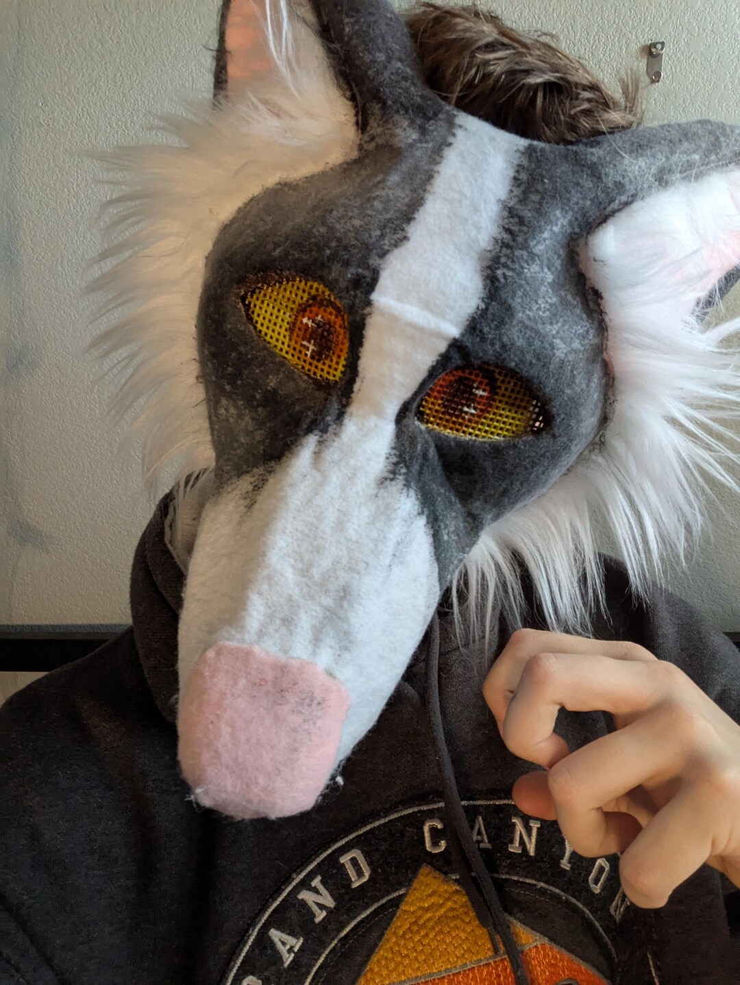 Marble Fox Therian/furry/cosplay Mask - Etsy