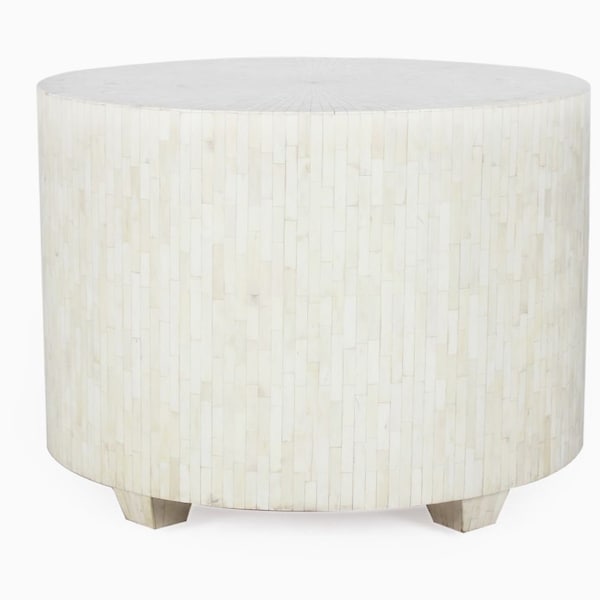 Bone Inlay End Table - Etsy