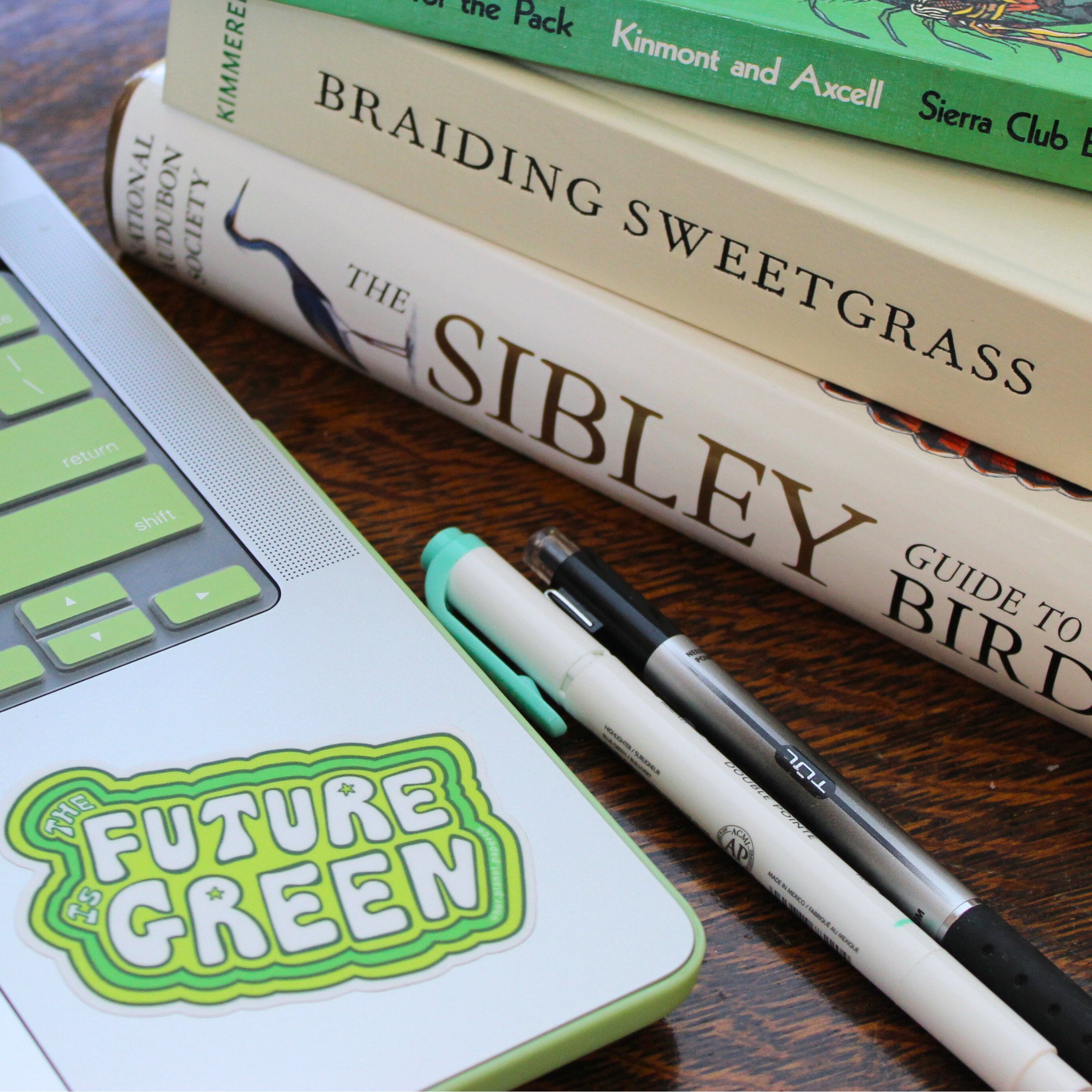 The Future is Green Vinyl Sticker - Etsy
