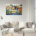 Colorful Houses Acrylic Print: Naive Art, Waterfront Decor - Etsy
