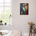 Abstract Half-face Fusion - Contemporary Art Print Classic Semi-glossy ...