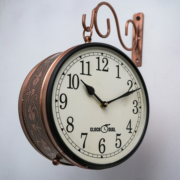 Double Sided Clock - Etsy