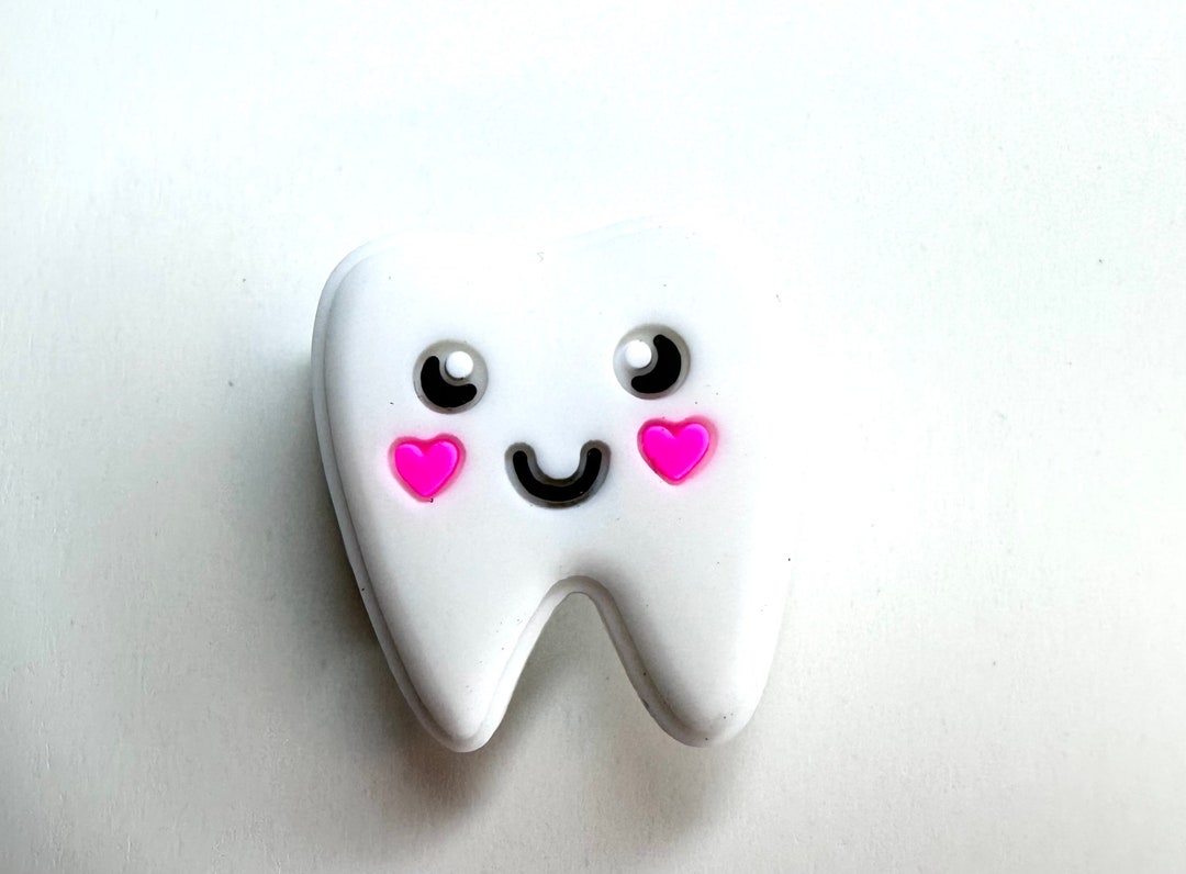 Cute Tooth Style Charms - Dentist Shoe Accessory - Dental Hygienist ...
