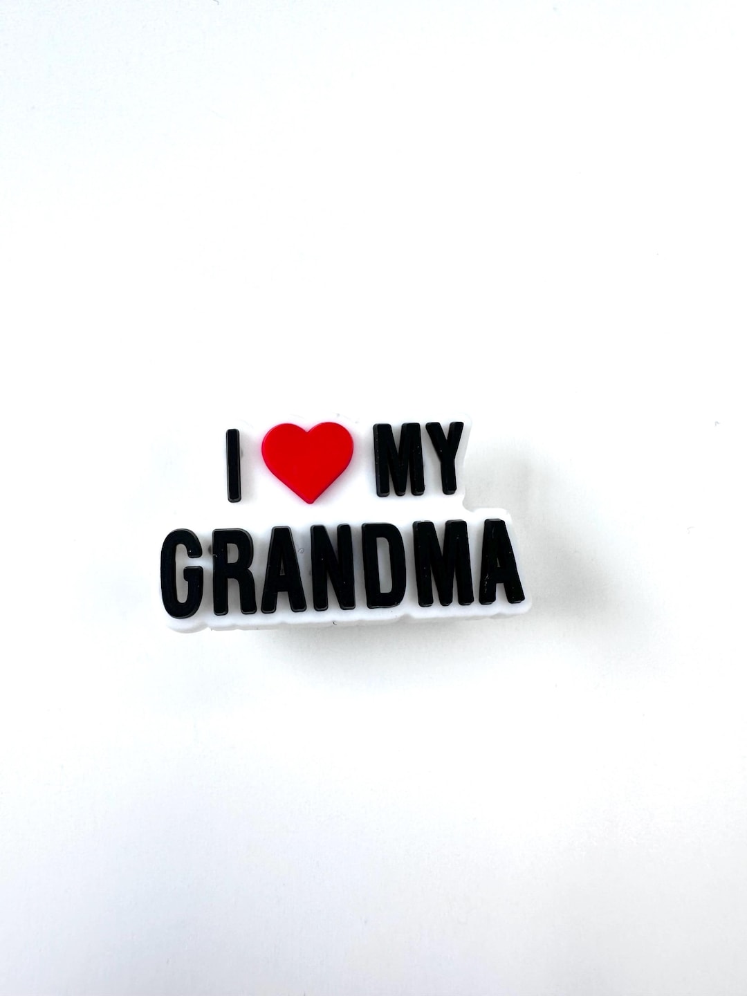 I Love My Grandma Clog Charm: Family Shoe Accessory - Etsy