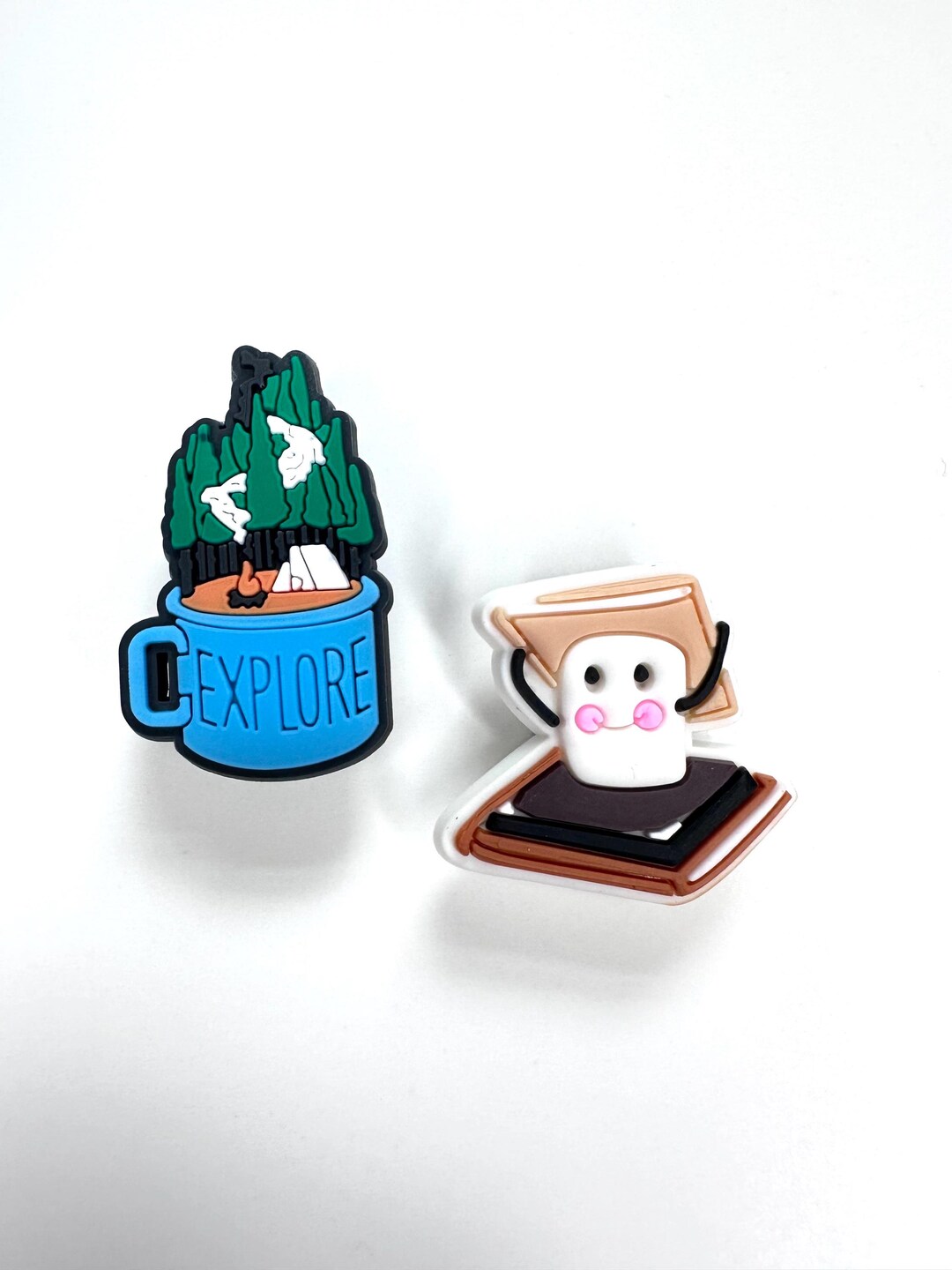 Smores Style Shoe Charms - Hiking Shoe Accessories - Outdoors Clog ...
