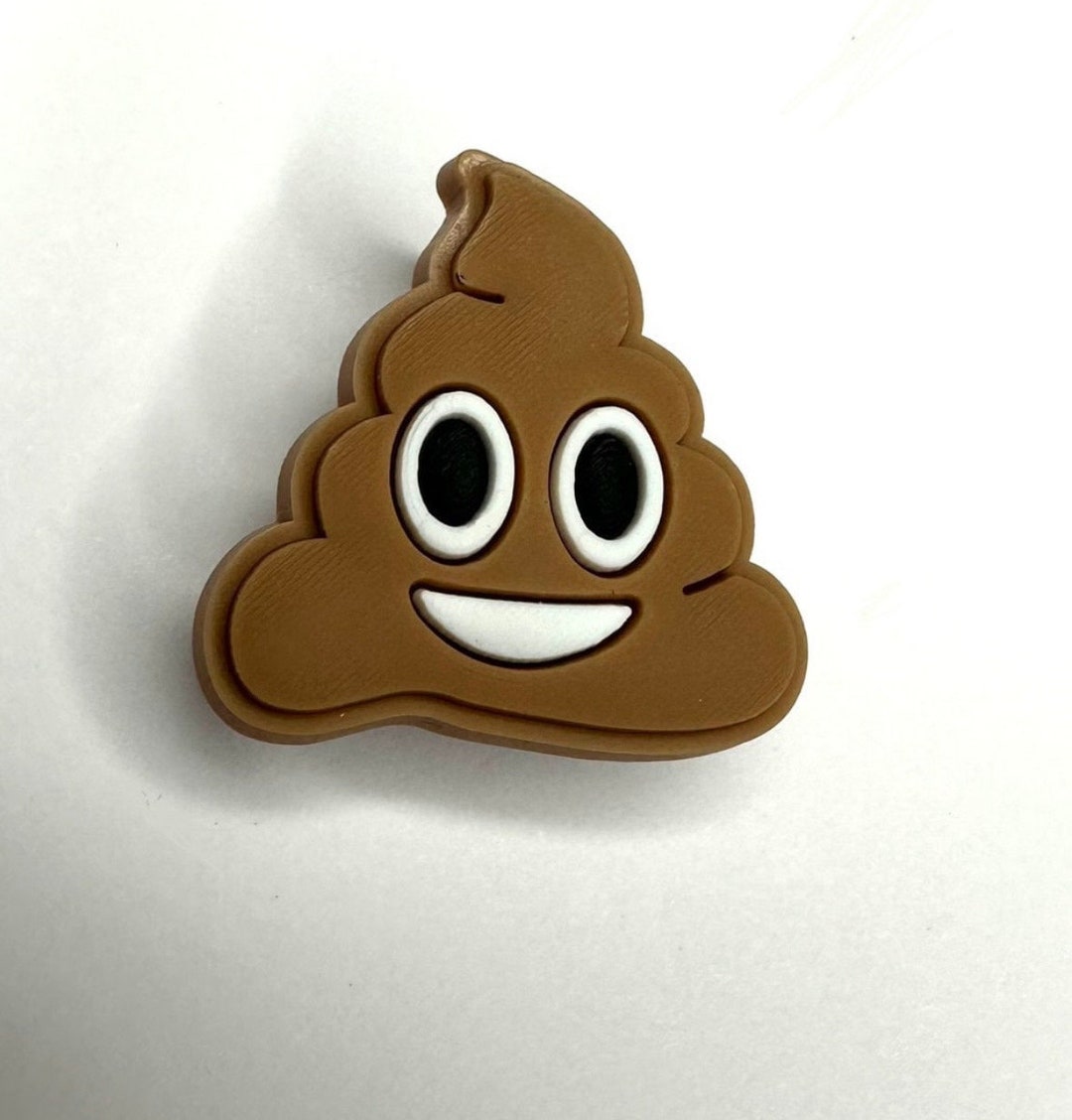 Poo Shoe Charm Smiling Poop Charm Funny Face Charms Cute Clog ...