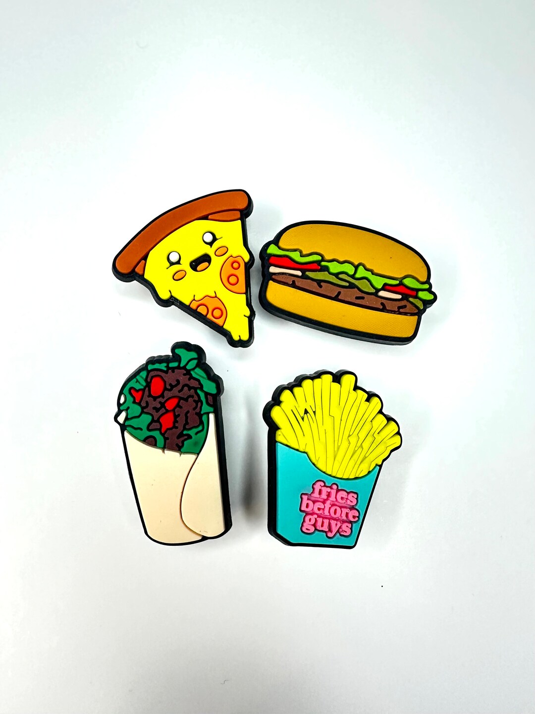 Pizza Shoe Charms - Fast Food Clog Clips - Shoe Charms - Foodie Shoe ...