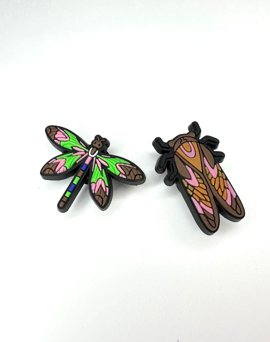Insect Shoe Charms: Moth, Dragonfly, Bug Clog Accessories - Etsy