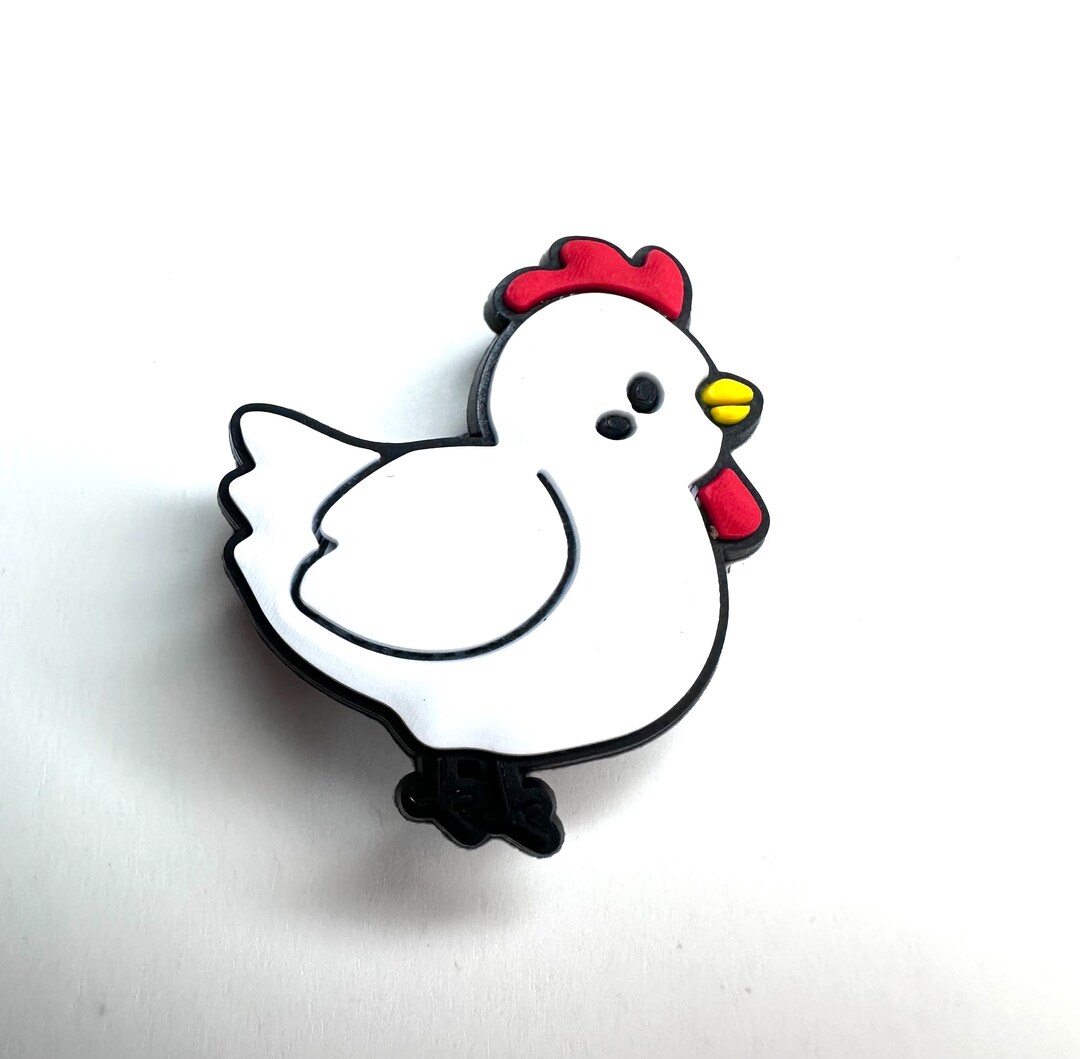 Chicken Shoe Charm - Hen Accessory - Wildlife Clog Clips - Nature Charm ...