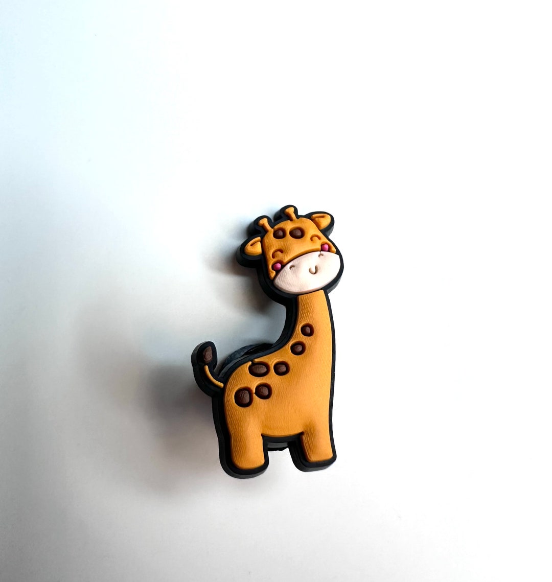 Giraffe Style Charm - Giraffes Shoe Charm - Great Animal Shoe Charm ...