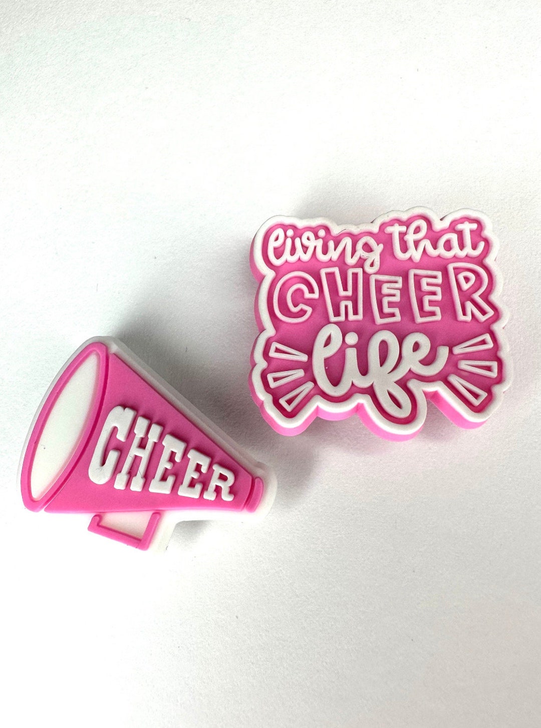 Cheerleader Shoe Charms - Cheer Accessory - Cheer Squad Shoe Charms ...
