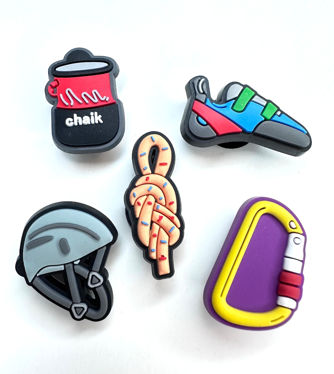 Climbing Shoe Charms: Outdoors Clog Accessories - Rock Climber Gift ...