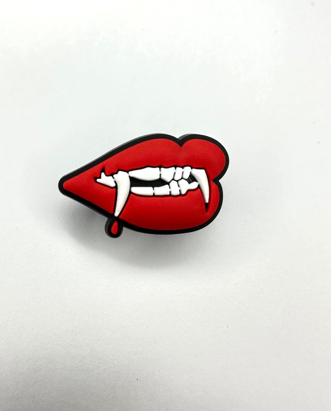 Vampire Charm - Vamp Accessories - Red Lips Clog Clips - Charm - Funky ...