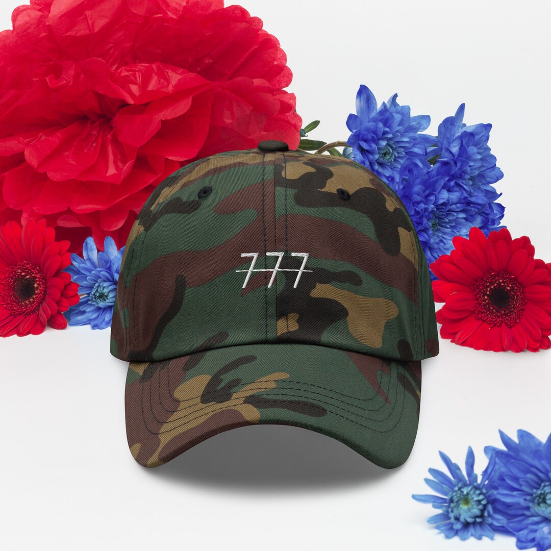 Angel Numbers Dad Cap, Lucky Number 7, 777, Dad Hat - Etsy