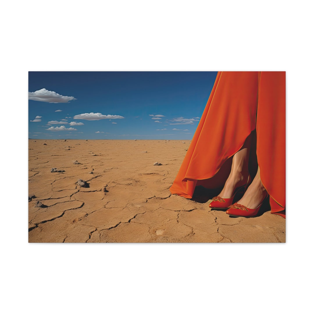 Red Desert Soles Wall Art: Surreal Desert Feet Wall Art - Etsy