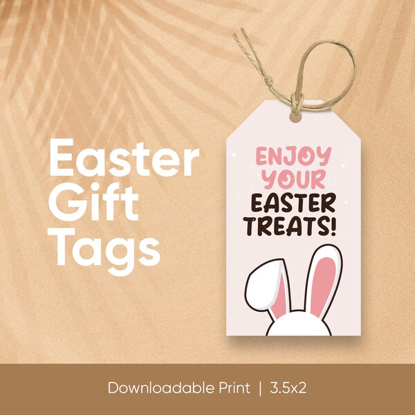 Easter Egg Gift Tag - Etsy