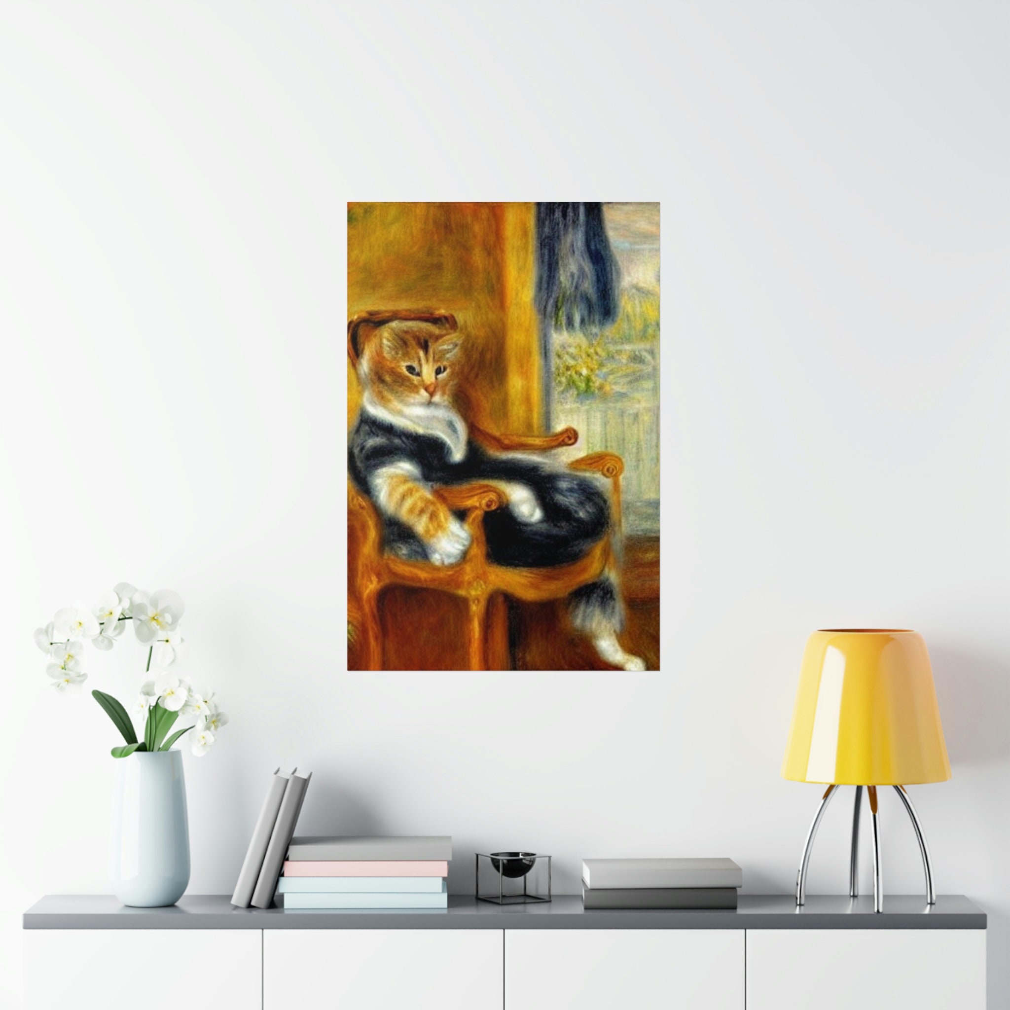 Tabby Cat in the Style of Renoir- Premium Museum Quality Posters - Etsy