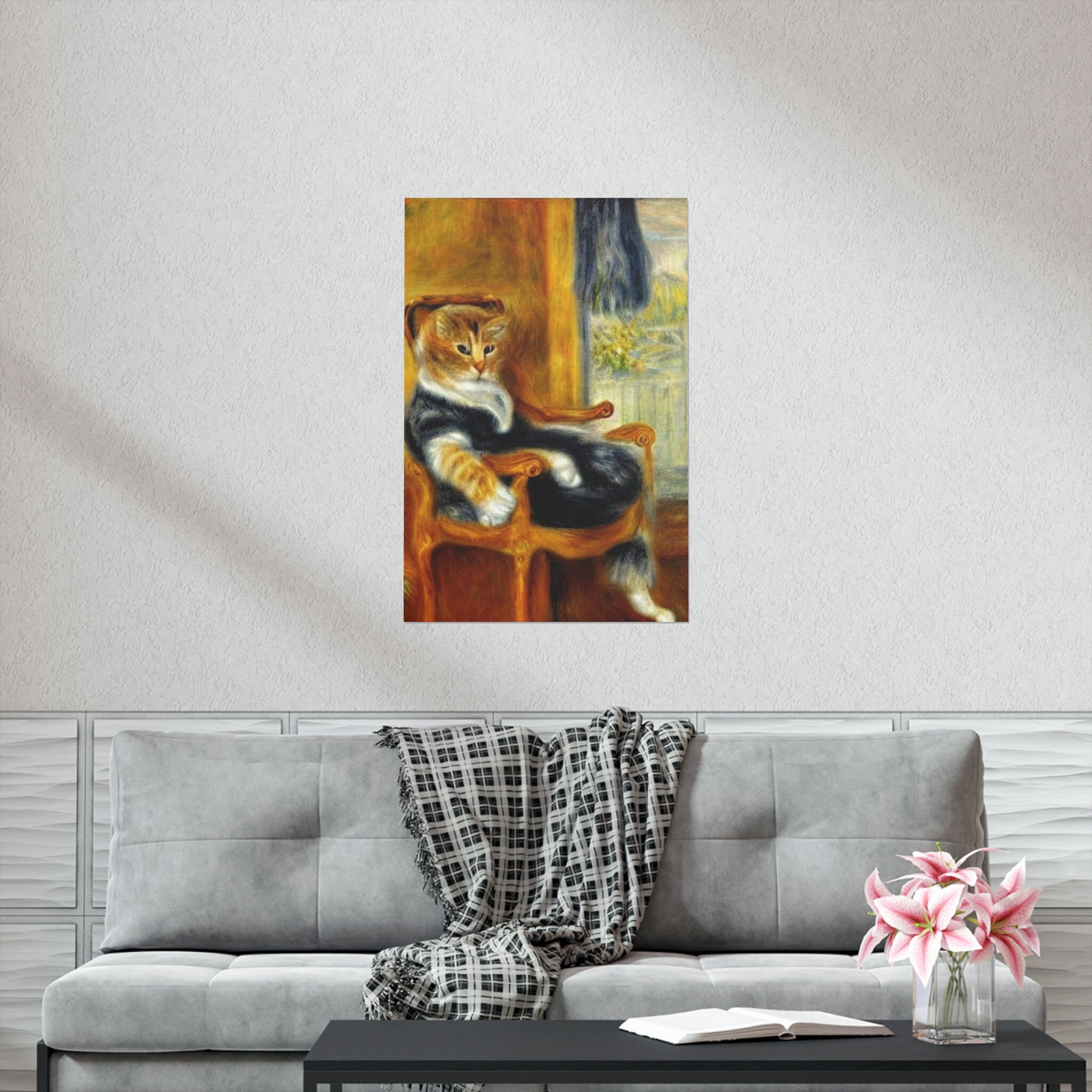 Tabby Cat in the Style of Renoir- Premium Museum Quality Posters - Etsy