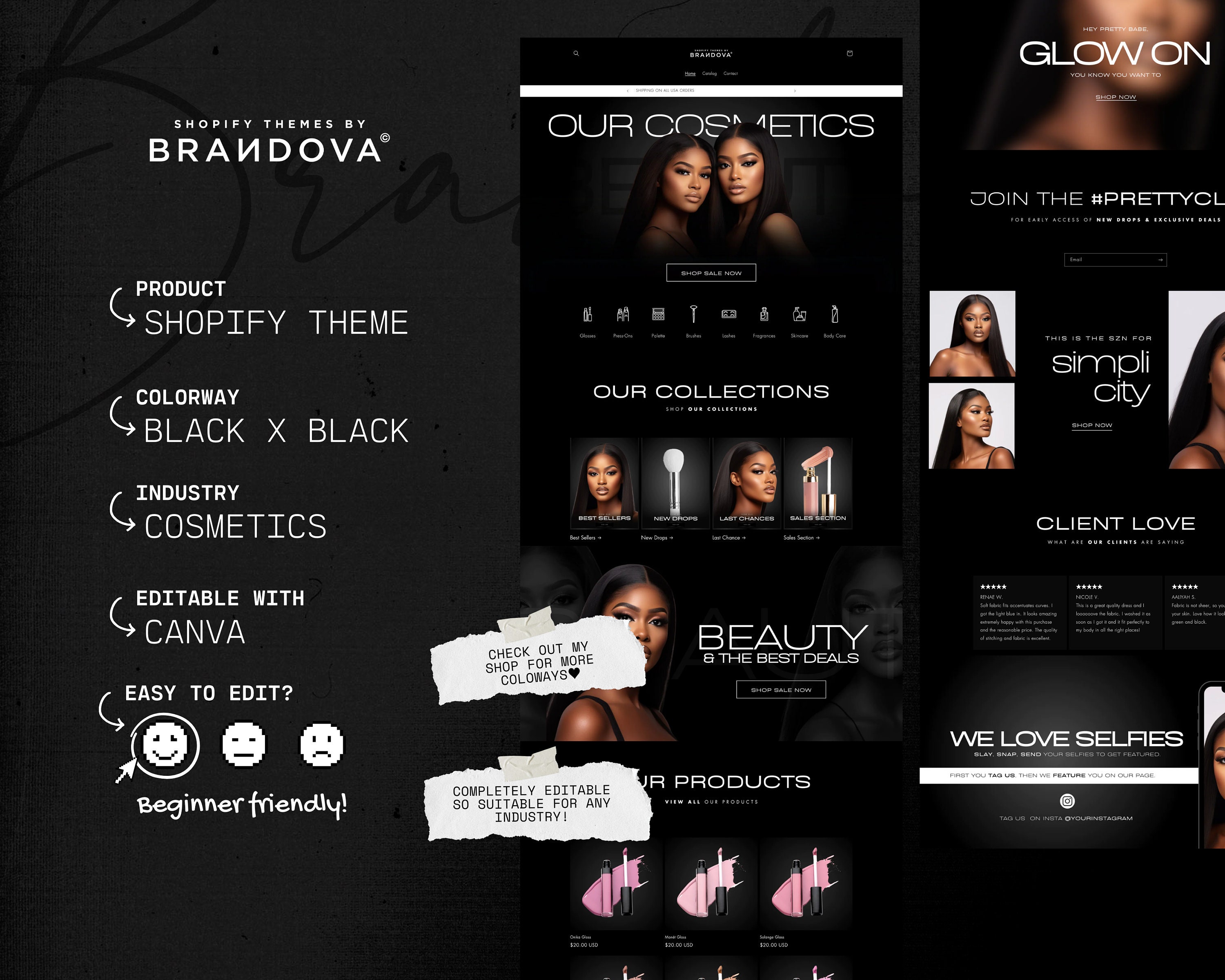 Shopify Theme, Makeup Web Banners, Business, Skin Care Website Banner ...