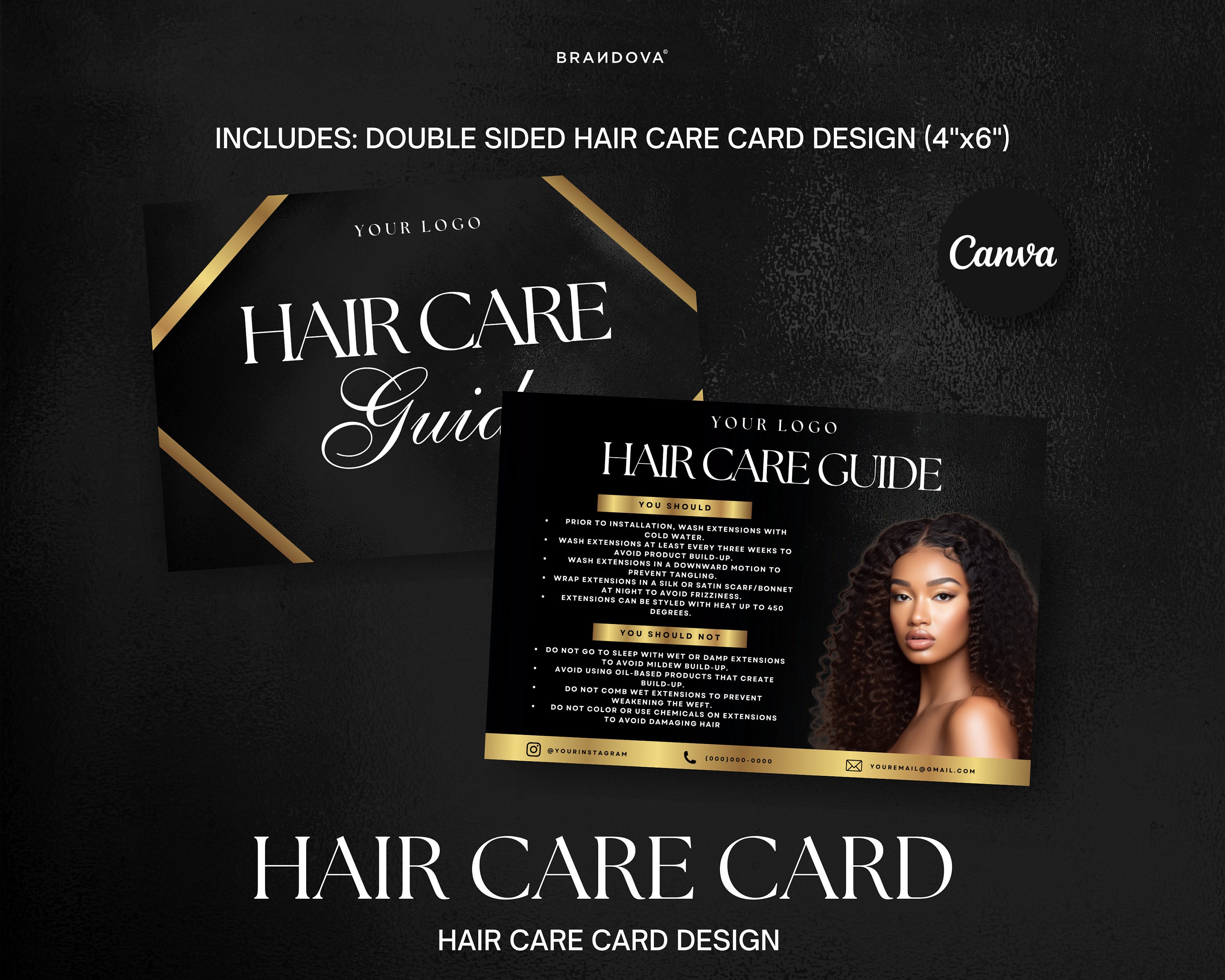 Hair Branding Business Pink Luxury Kit Pack | Hairstylist | Business ...