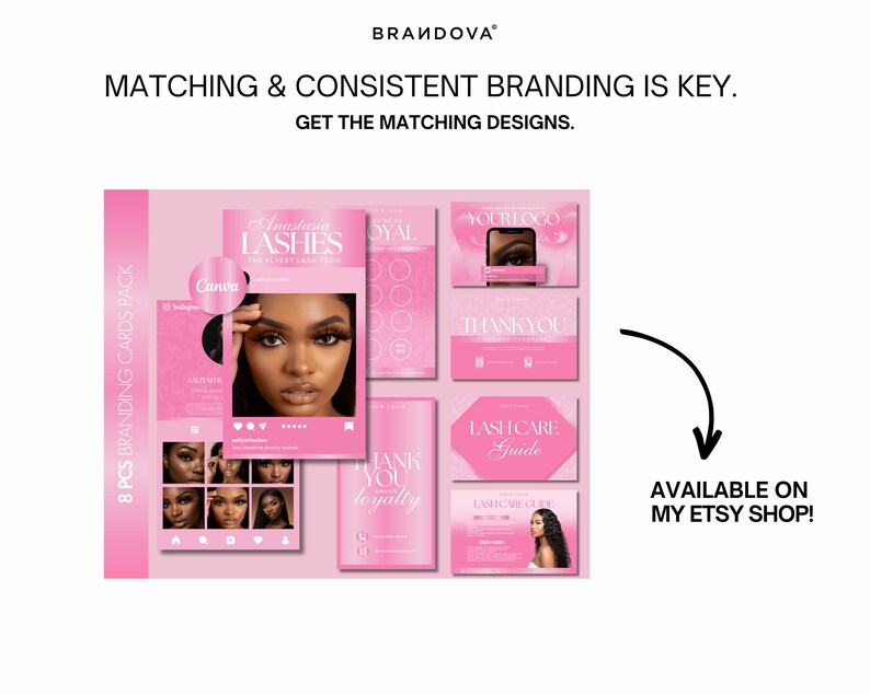 50 Lash Tech IG Flyers Pack, Lash Tech Branding Kit, Eyelash Extensions ...