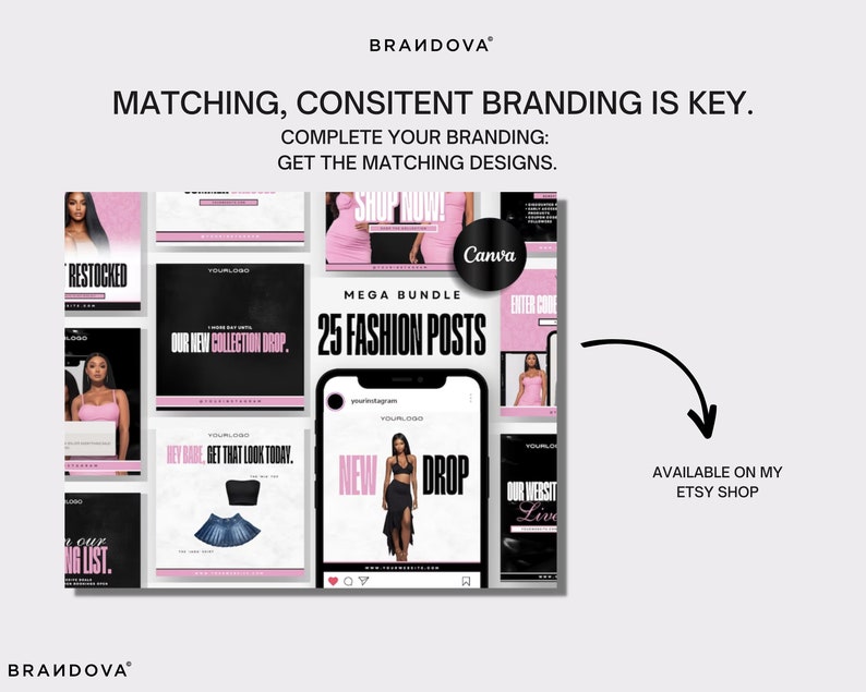 Fashion Web Banners Pack | Shopify Wix Banner Website | Canva Website ...