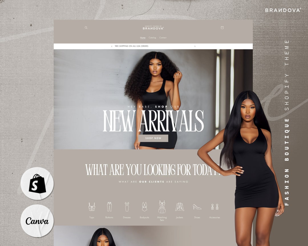 Shopify Theme Boutique | Clothing Web Banners | Clothes | Fashion ...