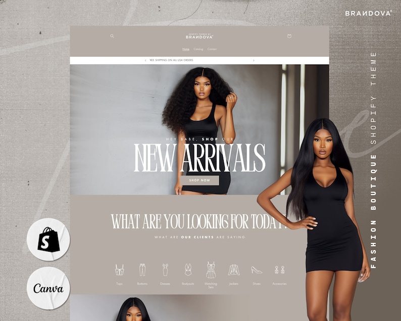 Shopify Theme Boutique | Clothing Web Banners | Clothes | Fashion ...
