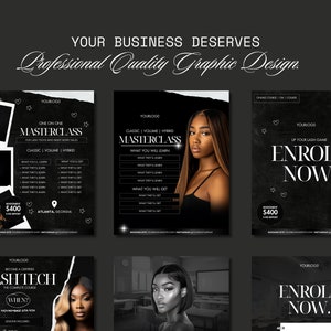 Masterclass IG Posts, Hair, Hairstylist IG Flyer, Lash Tech, Master ...