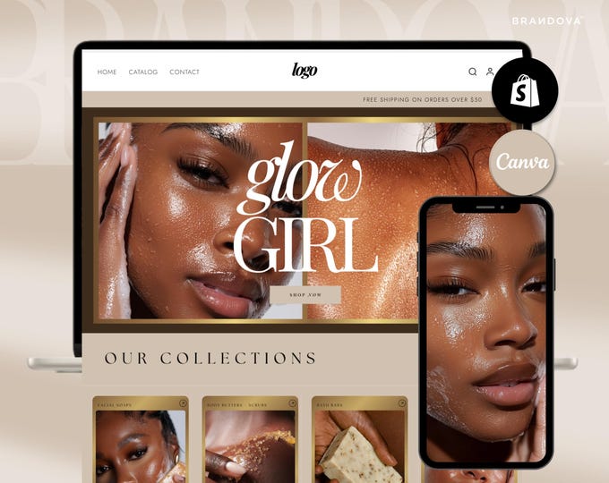 Skincare Shopify Theme, Skincare Website, Cosmetics Natural Bodycare ...