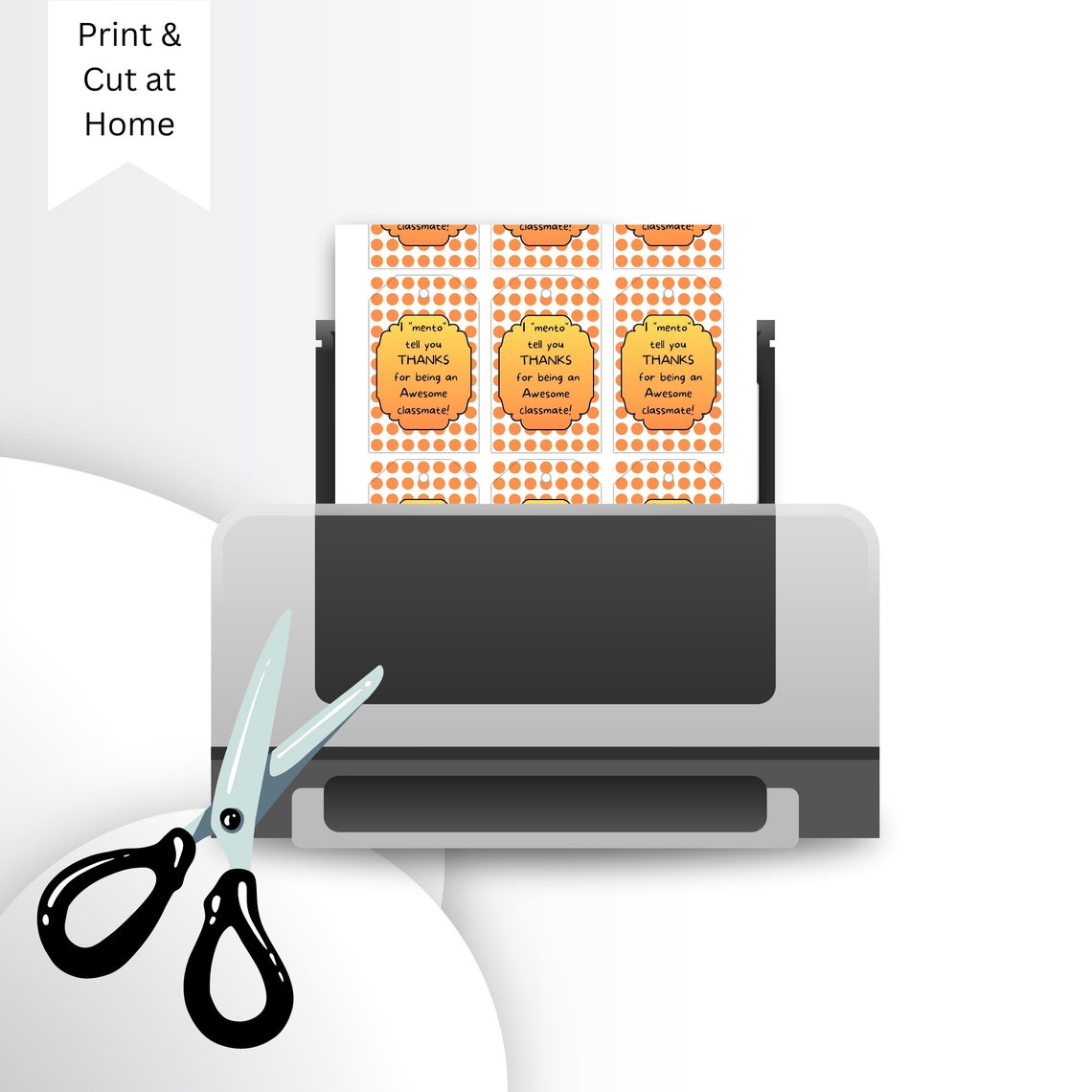 Printable Class Gift Tags | Last Day of School | Student Appreciation ...