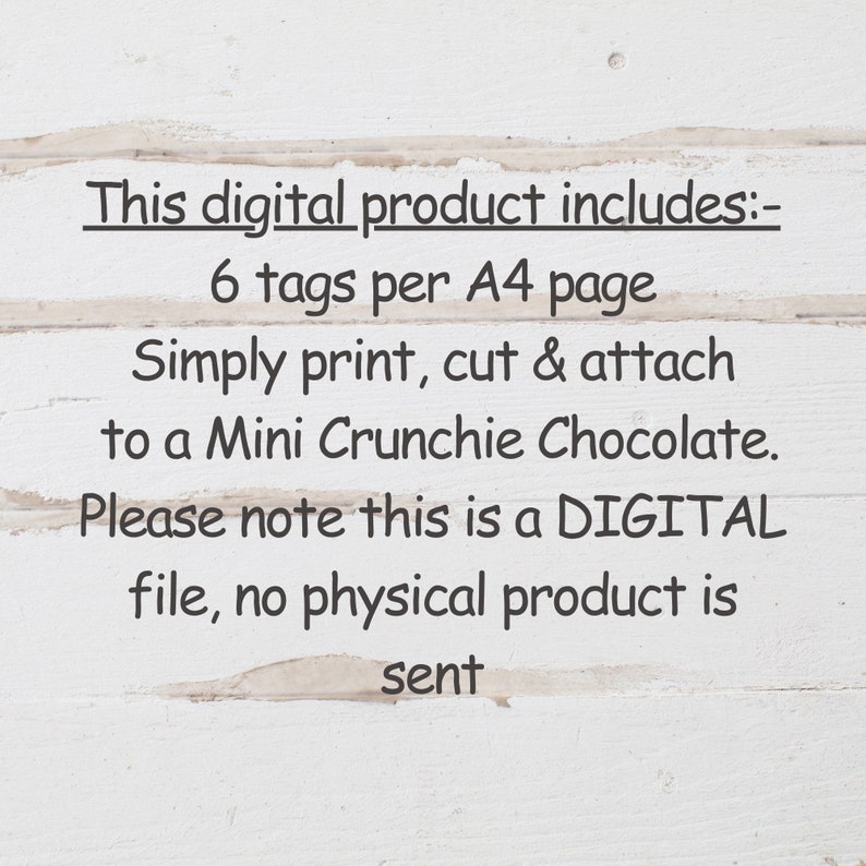 Netball Gift Tags | Crunchie Gift Tags | Netball Team Gifts | Netball ...