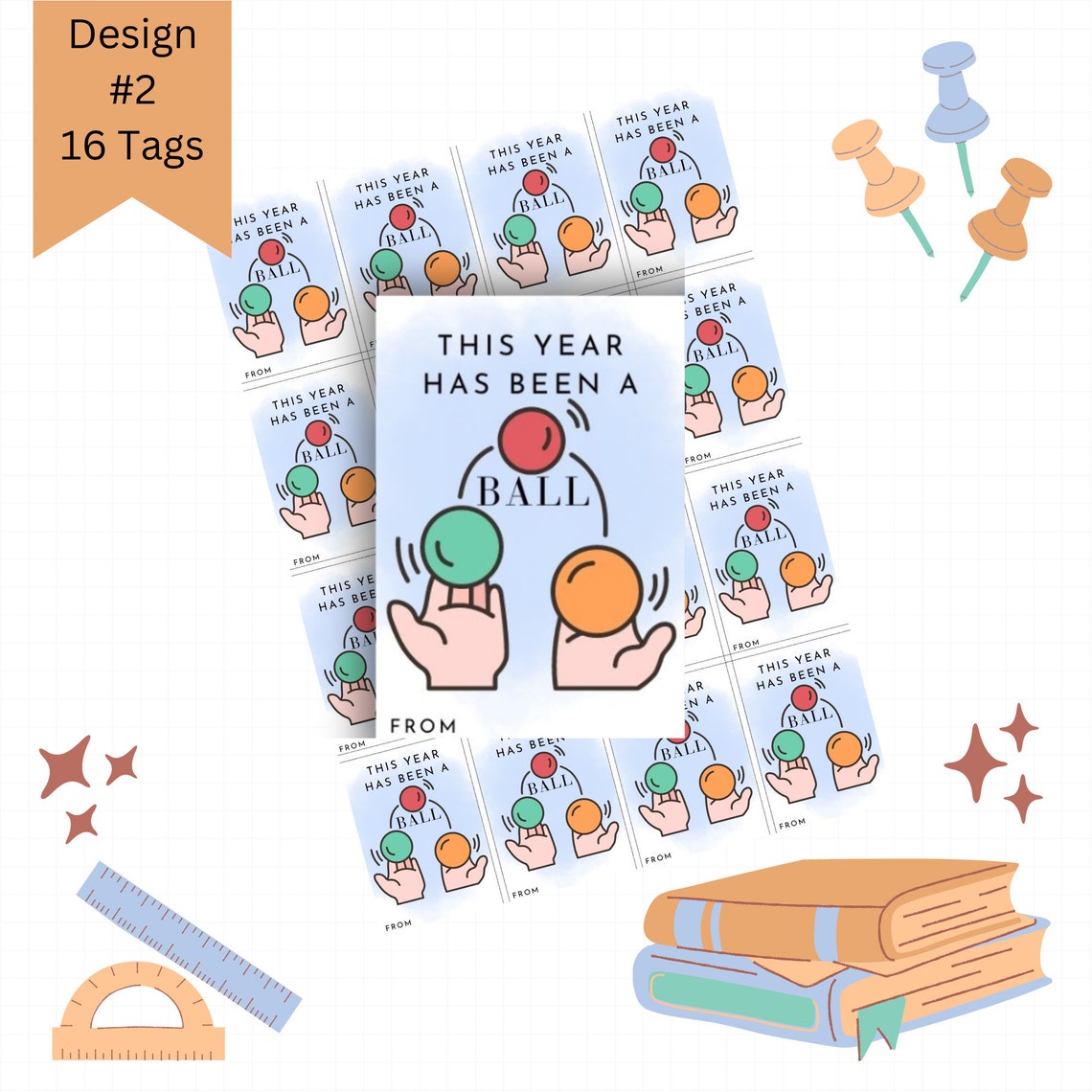 Last Day of School Printable Gift Tags End of School Class Gifts Class ...