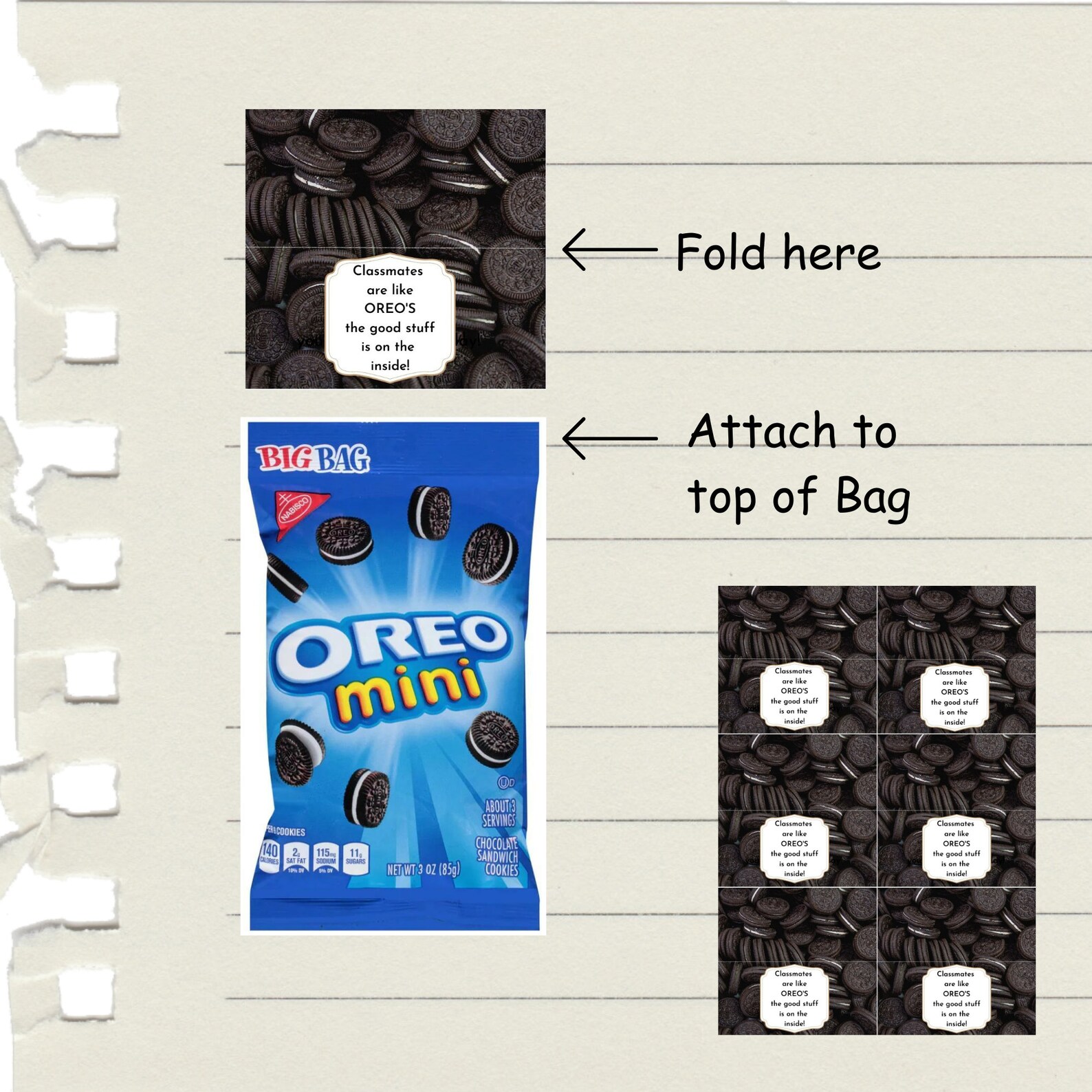 Printable Class Gift Tags | Oreo | Last Day of School | Student Gifts ...