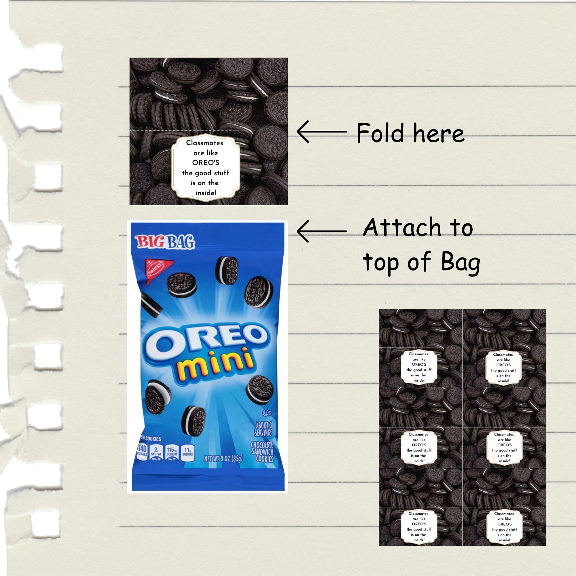 Printable Class Gift Tags | Oreo | Last Day of School | Student Gifts ...