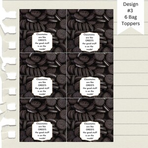 Printable Class Gift Tags | Oreo | Last Day of School | Student Gifts ...