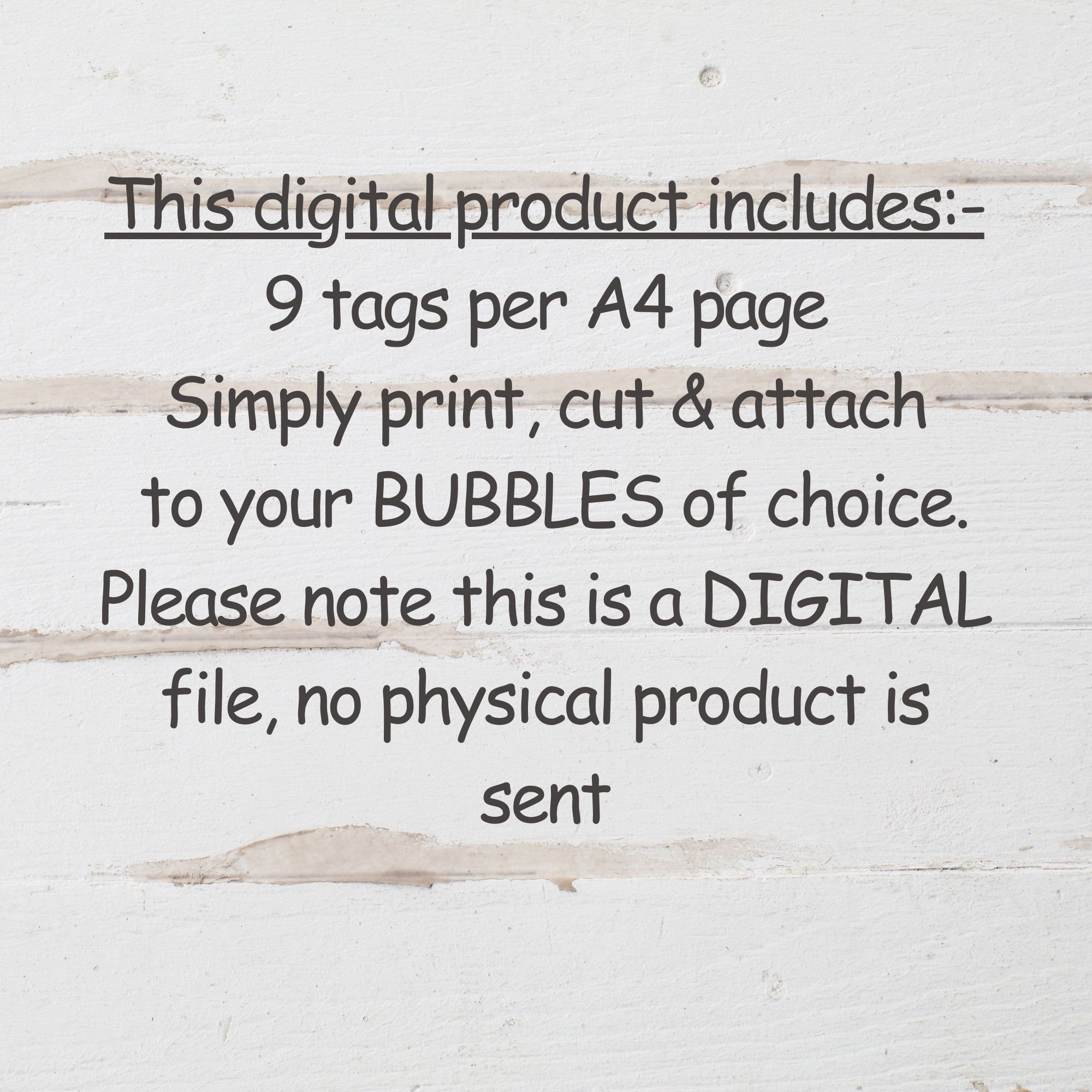 I Hope Your Easter is Bubbles of Fun, Easter Gift Tags, Classroom ...