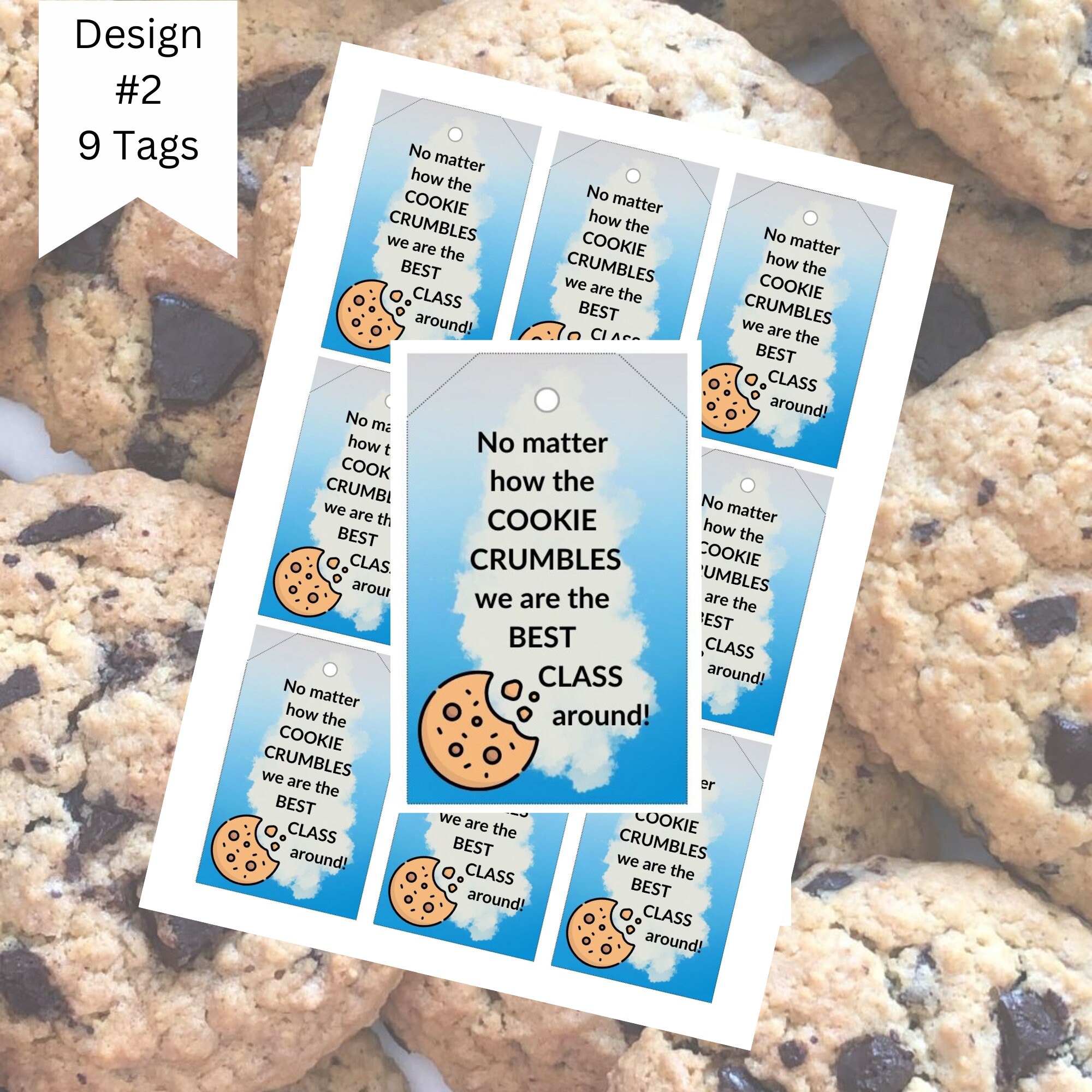 Printable Class Gift Tags Gift From Student Gift From Teacher Last Day ...