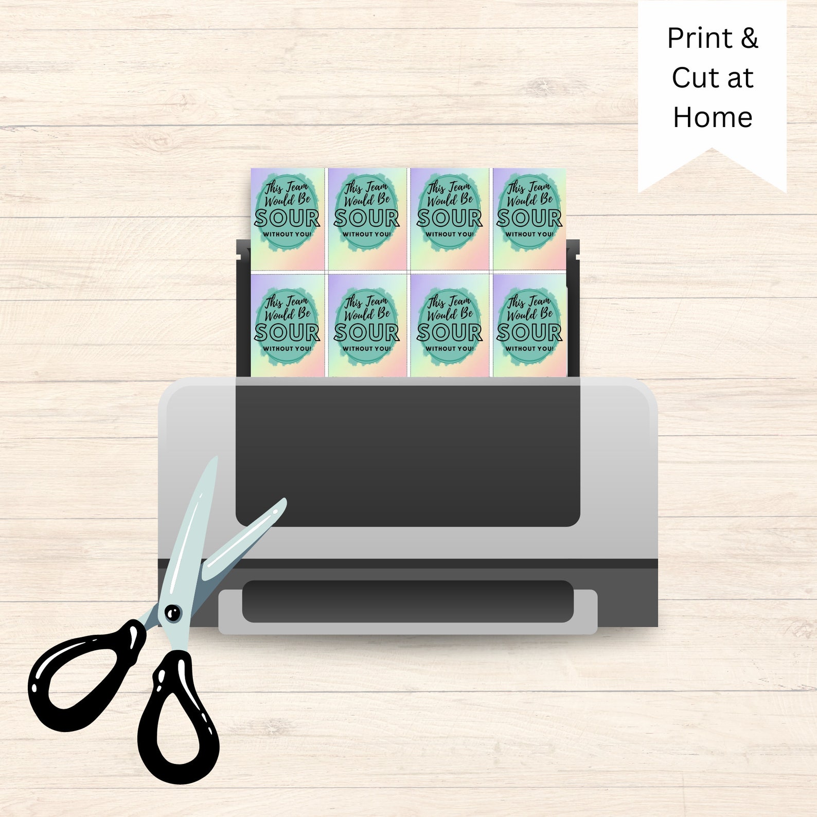 Printable Candy Class Gift Tags | Fun Class Gifts | Sour Candy Bag Tags ...