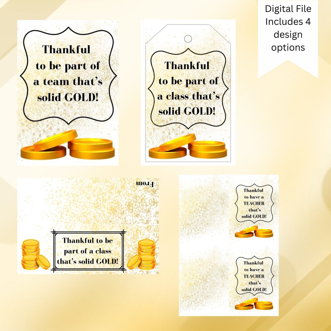 Printable Class Gift Tags | Last Day of School | Gift From Teacher ...