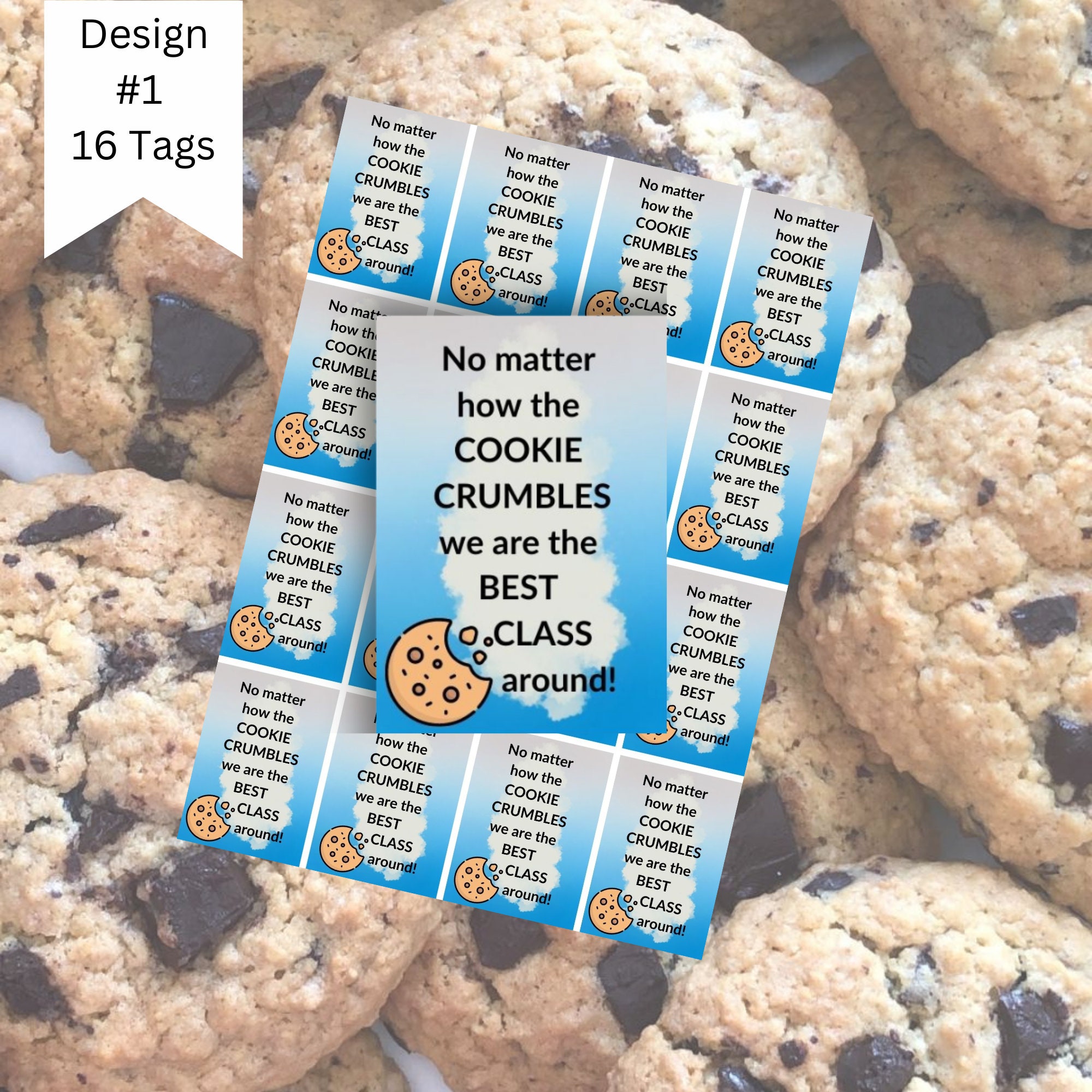 Printable Class Gift Tags Gift From Student Gift From Teacher Last Day ...