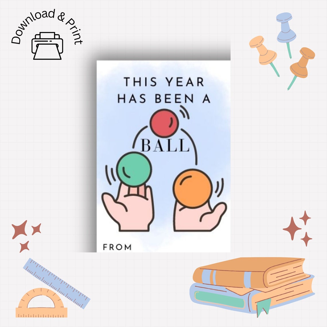 Last Day of School | Printable Gift Tags | End of School | Class Gifts ...