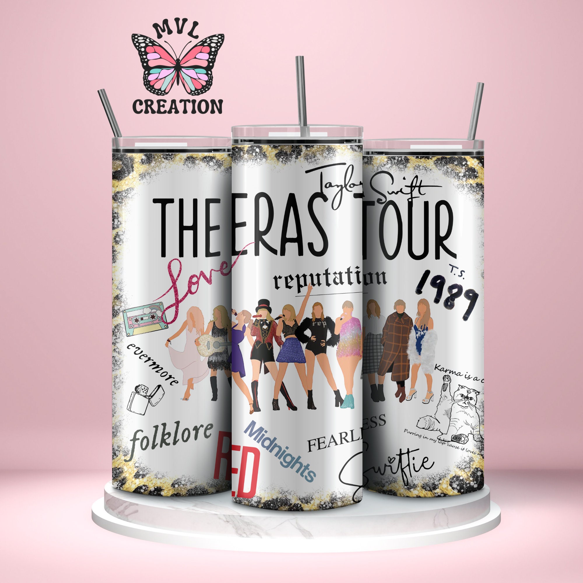 20oz The Eras Tour Taylor Stainless Steel Tumbler, Taylor Fan Gift sold ...